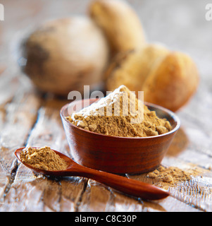 Powder of a Boletus mushroom Stock Photo - Alamy