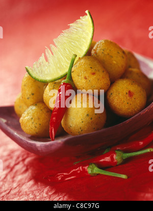 West Indian salt-cod acras Stock Photo - Alamy