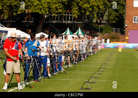 Archery competition in London UK Stock Photo - Alamy