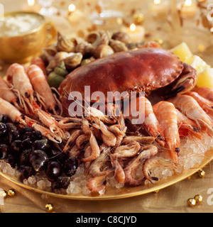 Selection of Seafood Stock Photo - Alamy