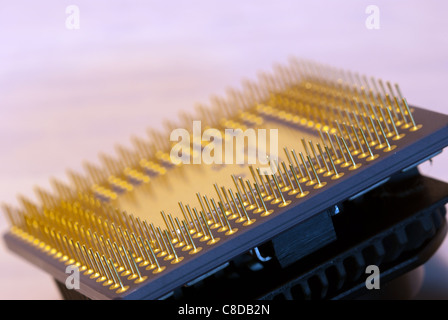 Intel Pentium overdrive microprocessor close up Stock Photo - Alamy