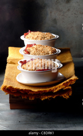 Valençay and grisons meat crumble Stock Photo - Alamy