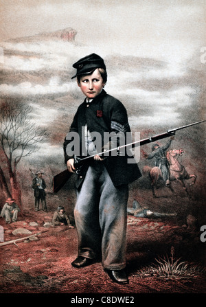 Union Drummer Boy Civil War artifacts shop, Gettysburg, Pennsylvania ...