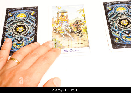 tarot reading session Stock Photo - Alamy