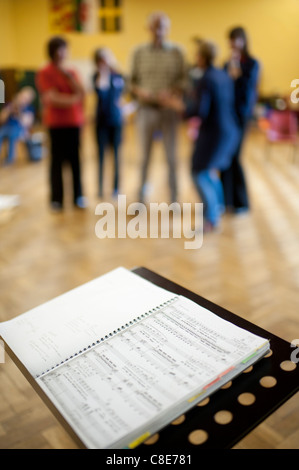 Rehearsals for Noye's Fludde by Benjamin Britten at Orford Church ...