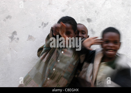 Tripoli, Libya old town kids playing Stock Photo - Alamy