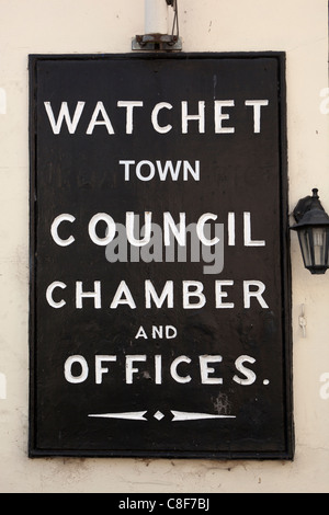 Watchet town council chamber and offices, Watchet, Somerset, UK Stock ...