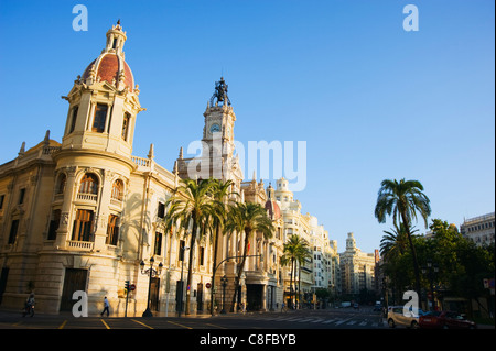 Street clock, Valencia, Spain Stock Photo - Alamy