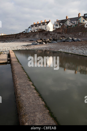 Seawater Swimming Pool at Watchet Stock Photo - Alamy