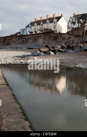 Seawater Swimming Pool at Watchet Stock Photo - Alamy