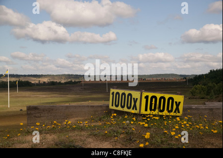 Stickledown range at the NRA National Shooting Center Bisley Surrey ...
