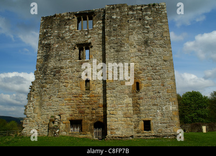 The Barden Tower, near Bolton, Yorkshire, England, seen here in the ...