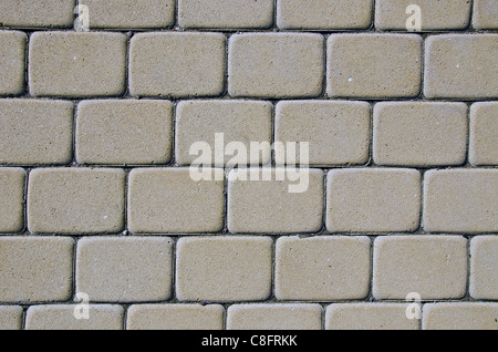 Path background fragment. Path made of small grey bricks Stock Photo ...