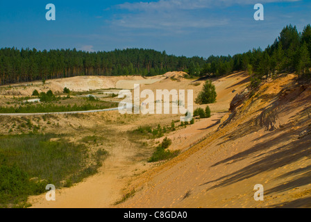 The Piusa sand caves, Setumaa, Setu county, Estonia, Baltic States ...