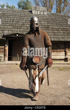 Jomsborg Vikings Hird reenactment group, Warsaw, Poland Stock Photo - Alamy