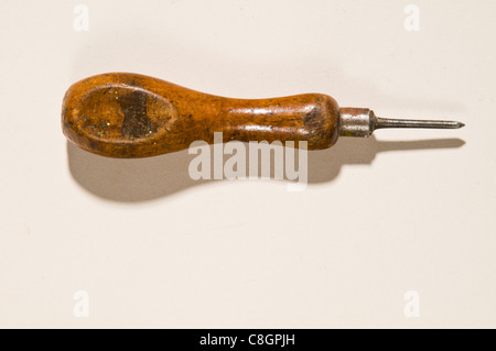 A wooden handled bradawl Stock Photo - Alamy