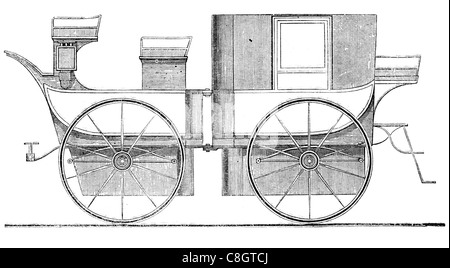 Victorian Royal mail stagecoach coach and horses C.1860s Stock Photo ...