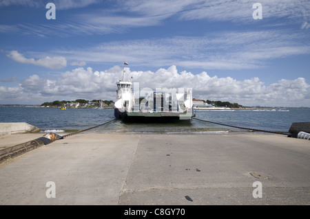 Sandbanks, the chain link ferry at Shell bay. Studland bay, and Old ...
