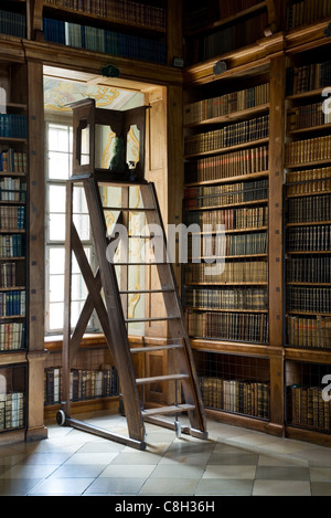 Melk: Melk Abbey monastery: Library with ceiling fresco by Paul Troger ...
