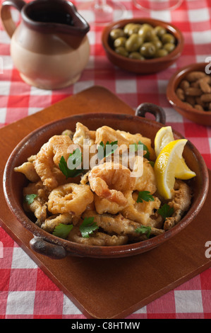 Pescado Frito Spanish fried fish Stock Photo - Alamy