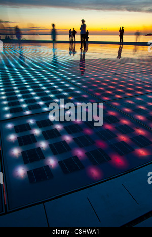 The blue solar panels of "The Greeting to the Sun" artwork by Nikola ...