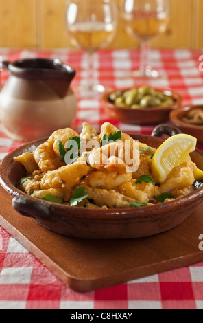 Traditional Spanish fish dish Stock Photo - Alamy