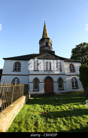 Town of Dingwall, Scotland. The Old Parish Church with the Dignwall ...