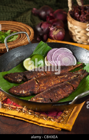Mackerel rechad. Mackerel recheado. Goa food Stock Photo - Alamy