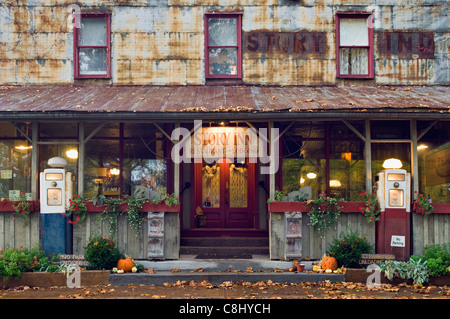 The general store at the Story Inn in Story, Indiana, USA Stock Photo ...