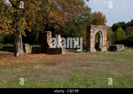 Alvecote Priory ruins Stock Photo - Alamy