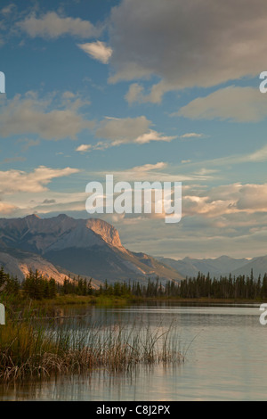 Talbot Lake and the Miette Range, Jasper National Park, Alberta, Canada ...