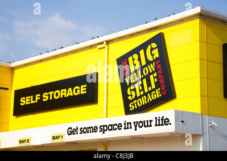 Big Yellow Self Storage Warehouse South London Stock Photo - Alamy