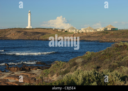 Cape Leeuwin Lighthouse, at the south-westerly tip of Australia, where ...