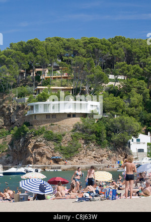 Sa Riera beach, Costa Brava, Catalonia, Spain Stock Photo - Alamy