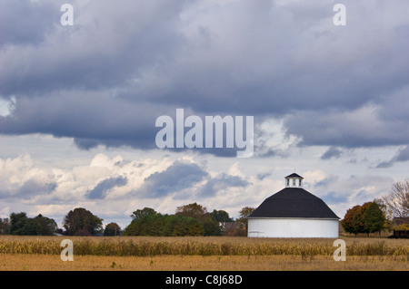 Round Barn in Jackson County, Indiana Stock Photo - Alamy
