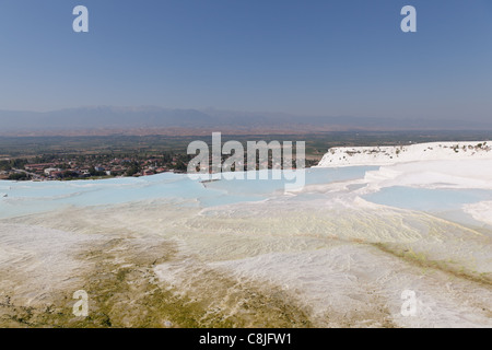 Calcium waterfalls Pamukkale Turkey Stock Photo - Alamy