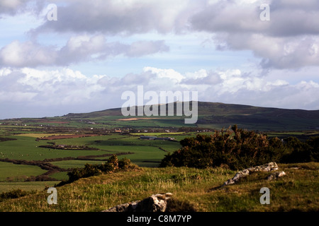 Mynydd Rhiw from Carrog LLeyn Peninsula Gwynedd Wales Stock Photo - Alamy