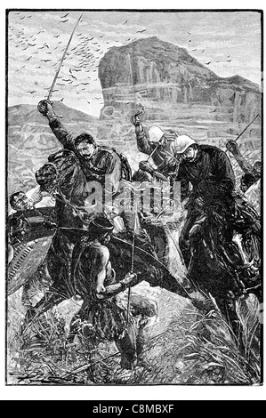 Battle of Isandlwana 1879 the dash with the colours Anglo-Zulu War ...