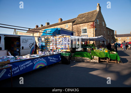 Masham Market Place North Yorkshire England UK Stock Photo - Alamy