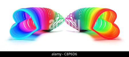Coil Spring Toys Stock Photo - Alamy