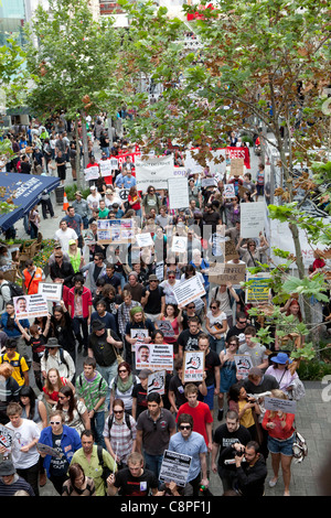 Occupy Perth protest held to coincide with the start of CHOGM 2011 ...