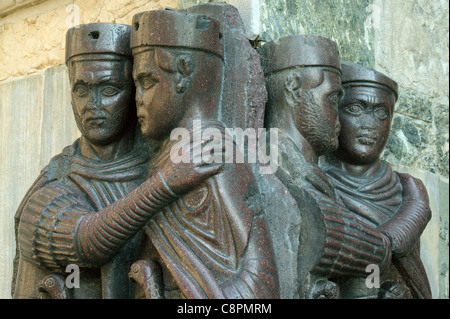 Statue of four Tetrarchs Roman emperors Doge's Palace Palazzo Ducale ...