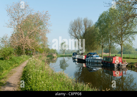 Boats near Hoe Mill Lock on the River Chelmer and Blackwater Navigation ...
