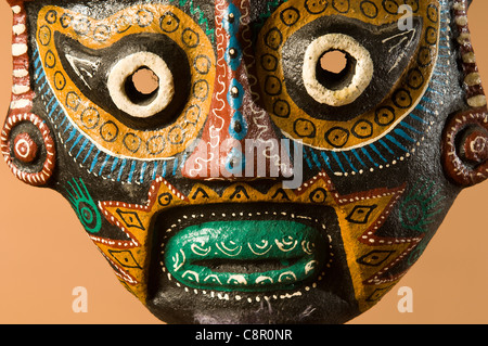 Ecuadorian mask in studio setting Stock Photo - Alamy