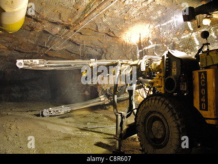 Underground at Coleman Mine in Sudbury, Ontario, Canada Stock Photo - Alamy