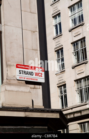 The Strand, City of Westminster, Central London, WC2, England, UK Stock ...