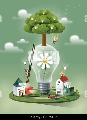 Tree of happiness Stock Photo - Alamy