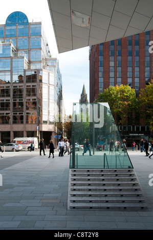 The glass entrance to the underground restaurant 'Australasia ...