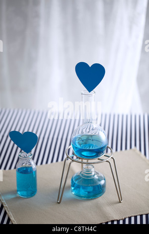 Spirit Lamp With Stand And Glassware Stock Photo - Alamy