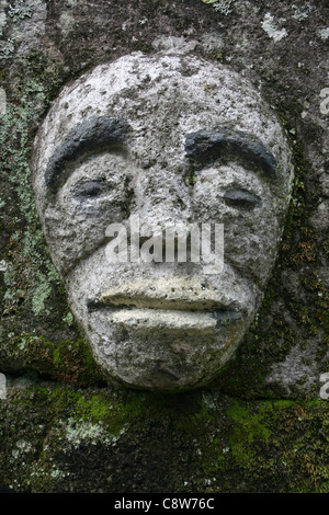 Batak Mask - Samosir Island, Lake Toba, Sumatra Stock Photo - Alamy